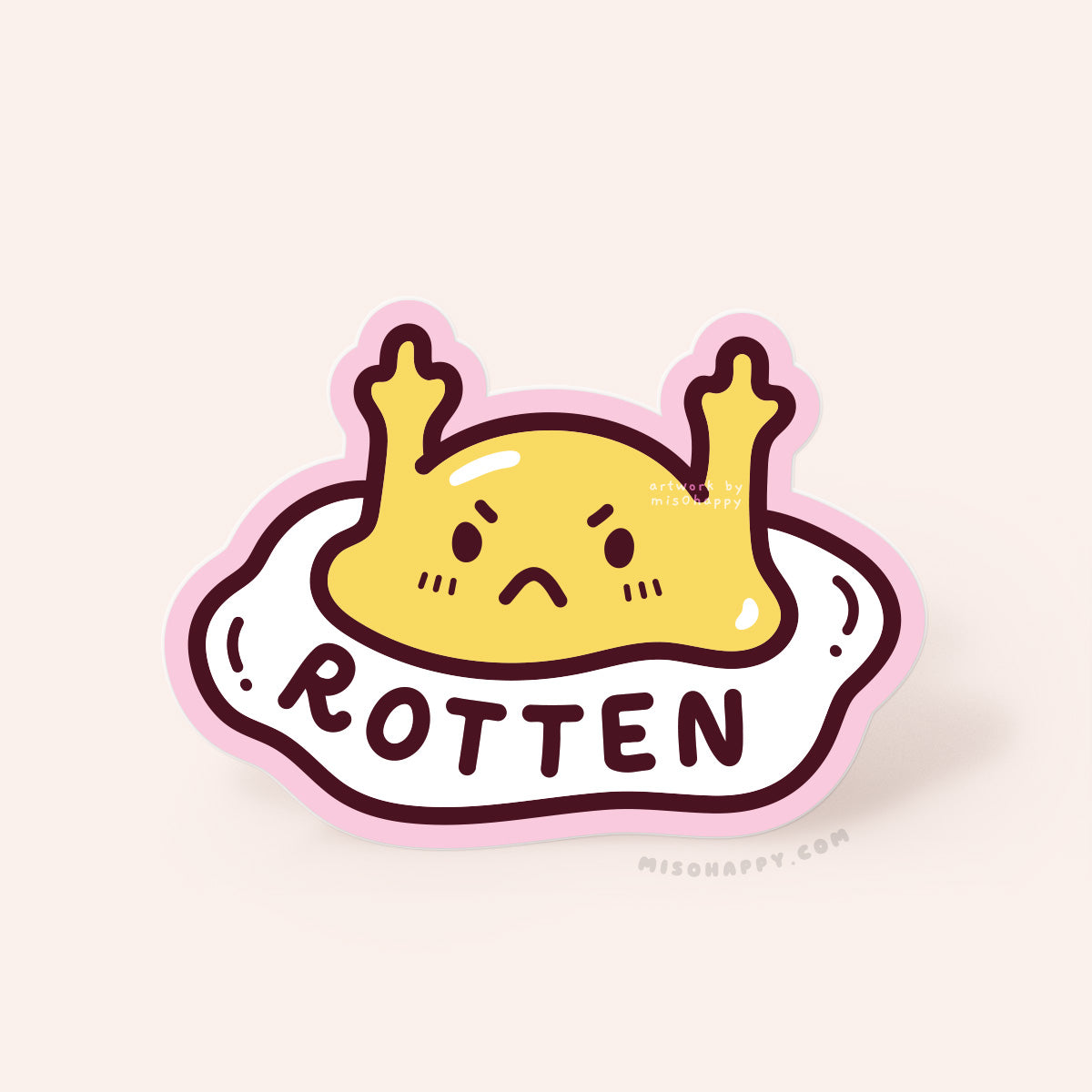 "Rotten Egg" Sticker – MIS0HAPPY