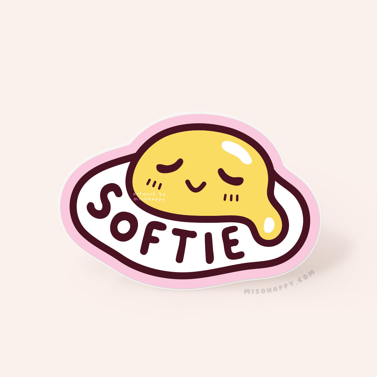 "Softie Egg" Sticker – MIS0HAPPY